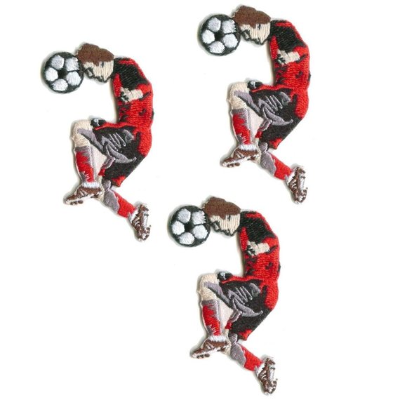 Other | New 3pack Soccer Player Football Patches Iron On | Poshmark